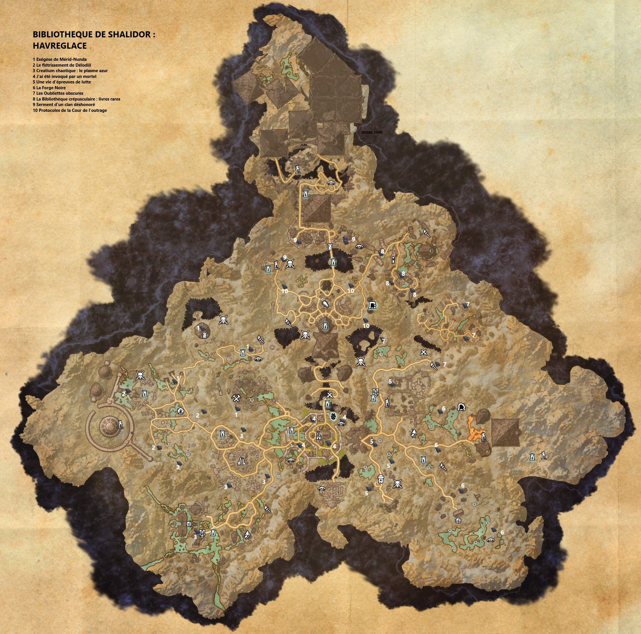 Bibliothèque de Shalidor : Havreglace - TESO - ESOAZ