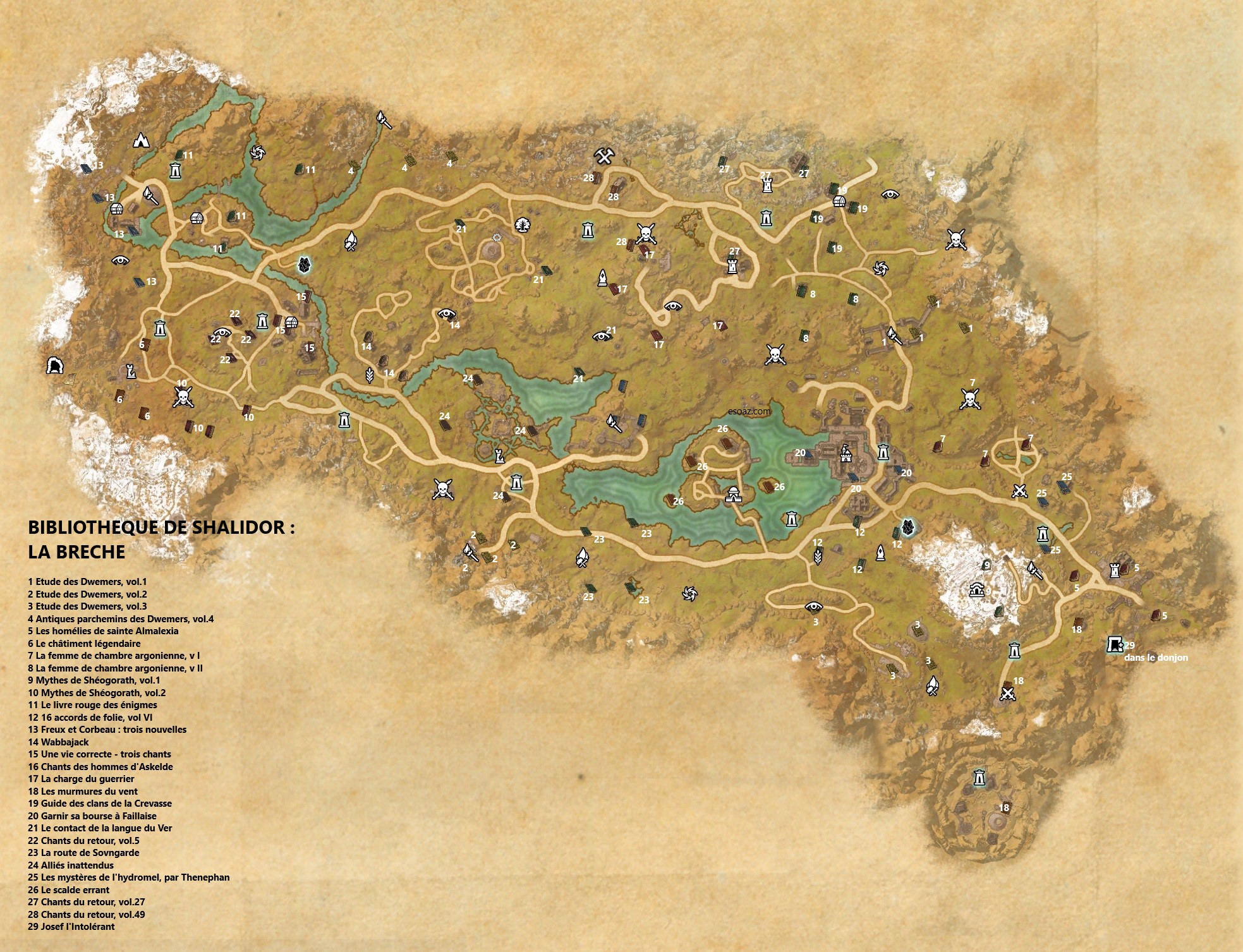 Bibliothèque de Shalidor : La Brèche - TESO - ESOAZ