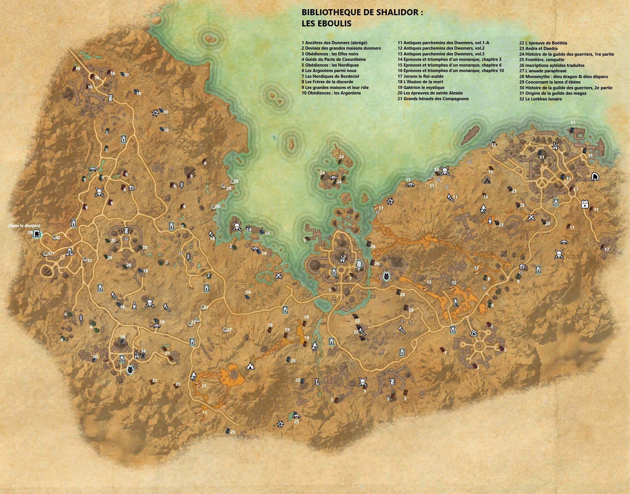 Bibliothèque de Shalidor : Les Eboulis - TESO - ESOAZ