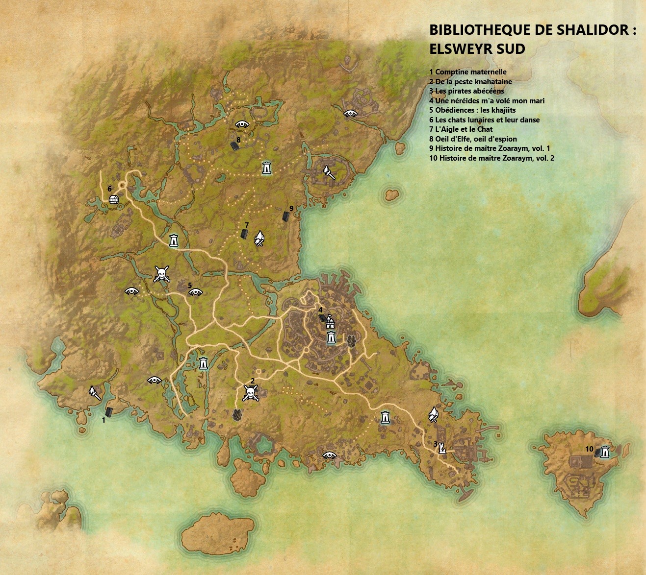 Infos sur la zone d'Elsweyr sud -TESO - ESOAZ